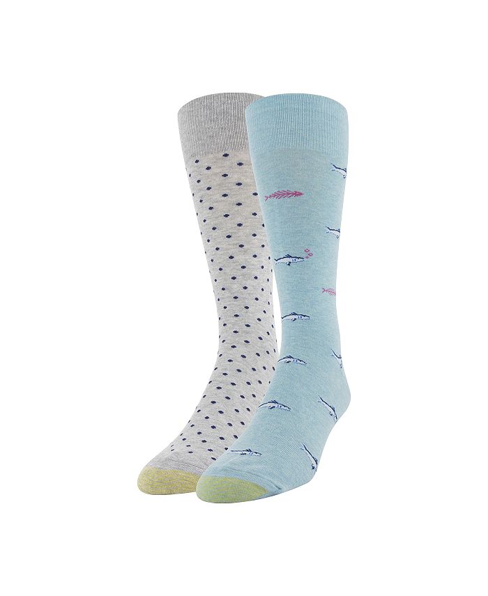 Gold Toe Men's 2-Pk. Fish Socks - Macy's