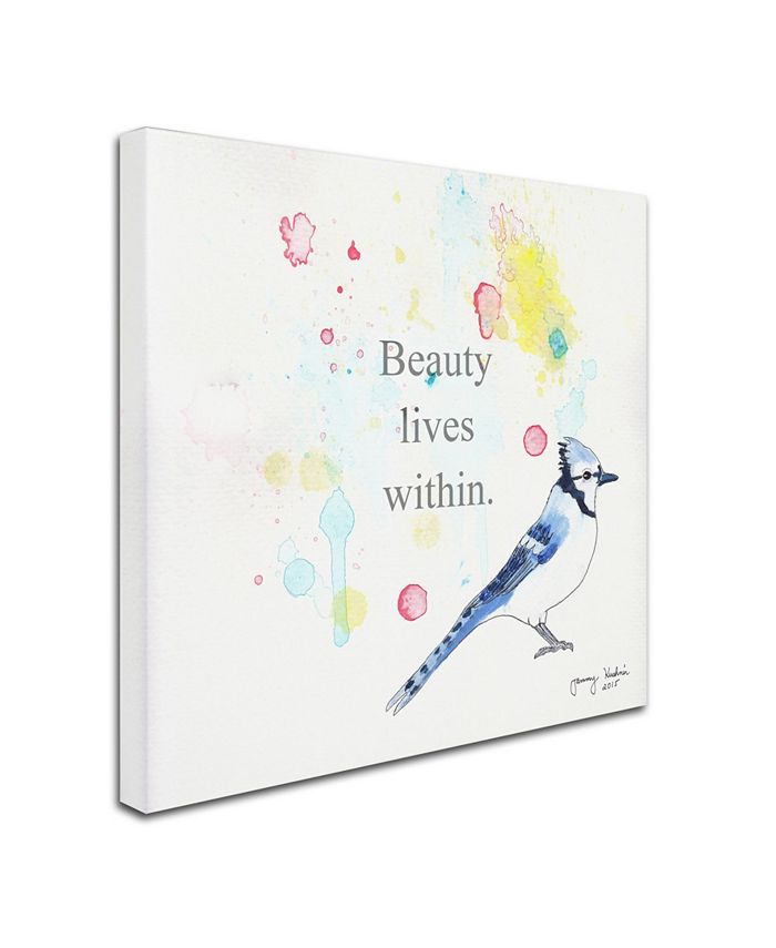 Trademark Global Tammy Kushnir 'Beauty Lives Within' Canvas Art - 24" x ...