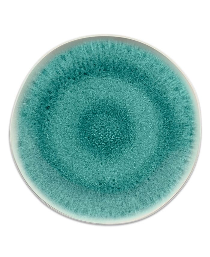 TarHong Radiant Glaze Turquoise Dinner Plate, Set of 4 - Macy's