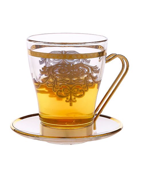 Classic Touch Set of 6 Tea Sets with Rich Gold Design & Reviews ...