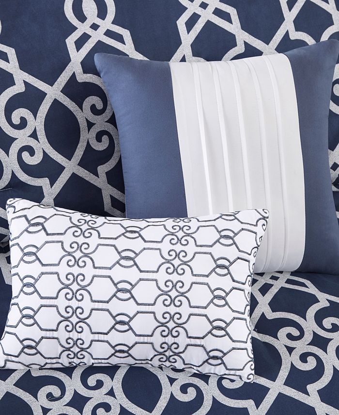 510 Design Neptune Full/Queen 5 Piece Reversible Print Comforter Set ...
