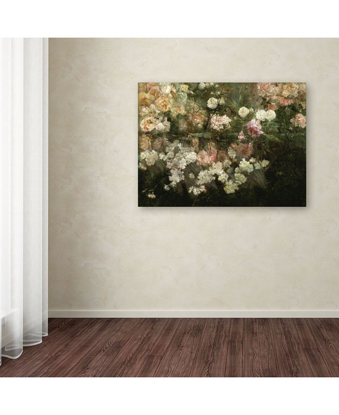 Trademark Global Maria Oakey Dewing 'Garden In May' Canvas Art - 47" x ...