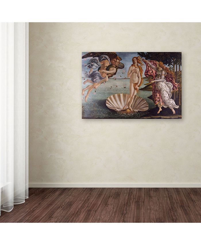 Trademark Global Sandro Botticelli 'Birth of Venus 1484' Canvas Art ...