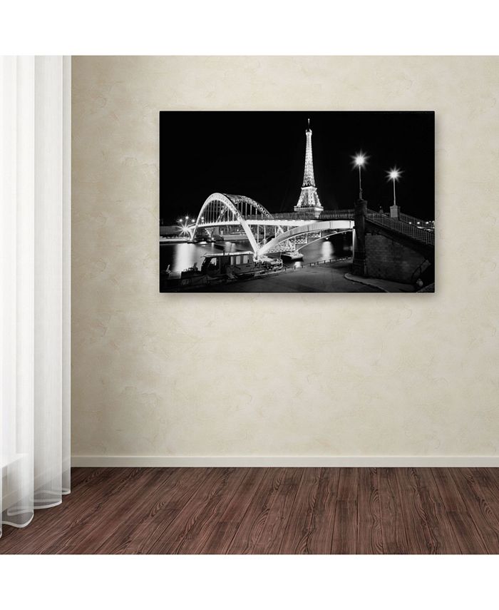 Trademark Global Moises Levy 'Gate and Tower' Canvas Art - 10" x 32" x ...