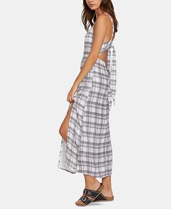 Volcom Juniors' Plaid Midi Dress - Macy's