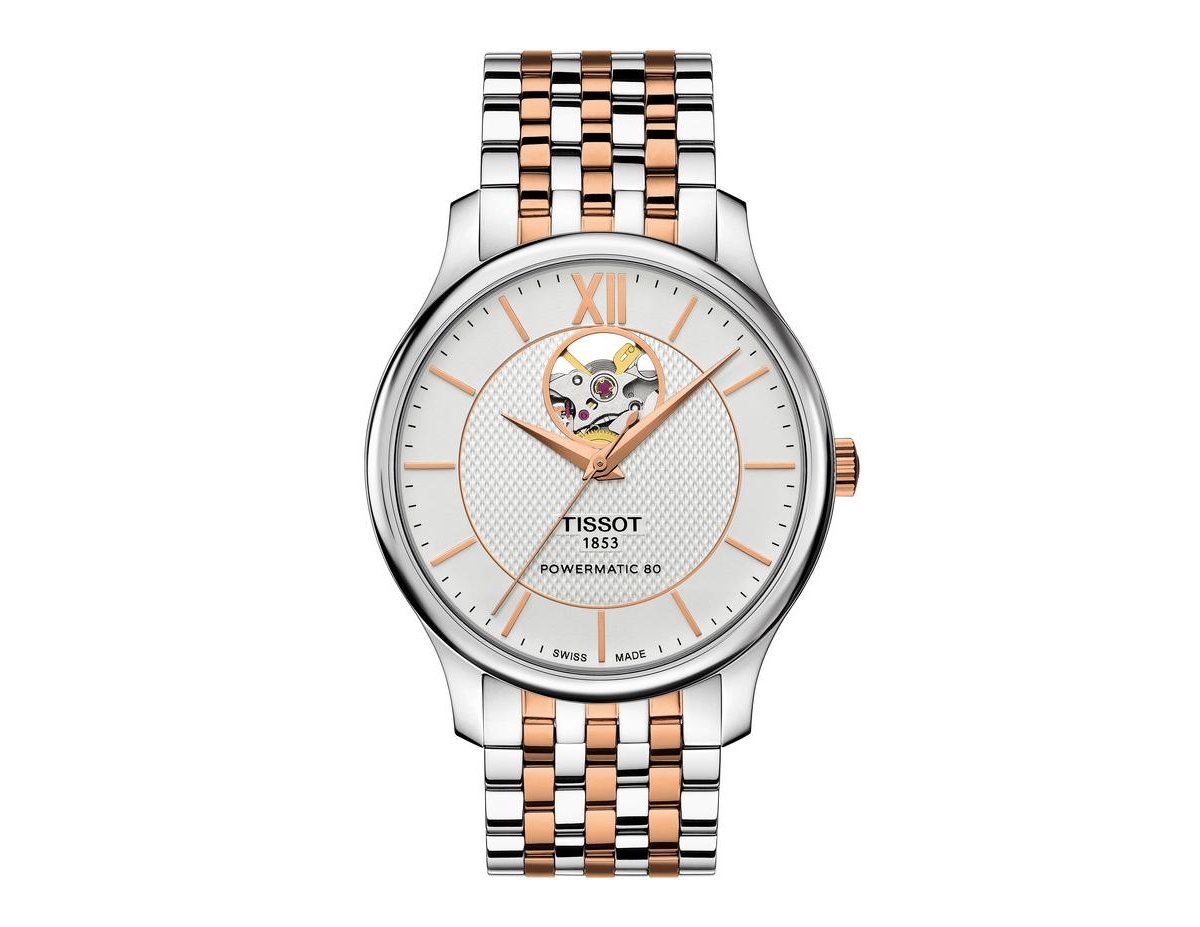 Click here for Tissot Mens Tradition Powermatic Stainless Steel A... prices
