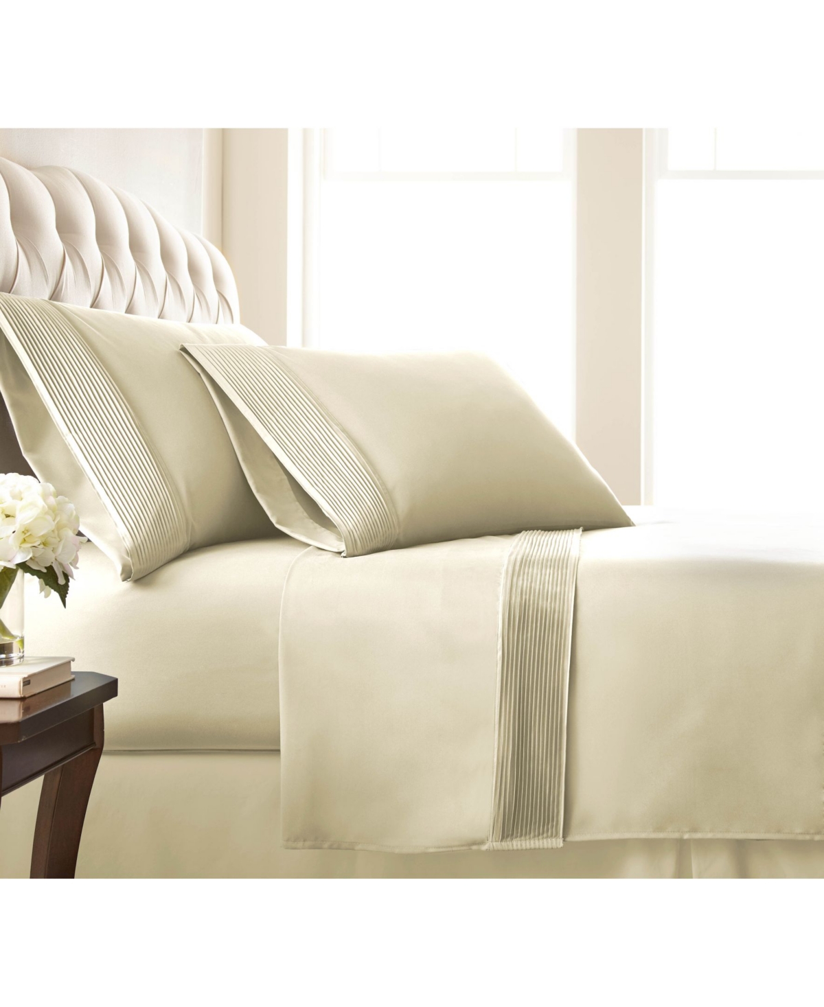 Click here for Southshore Fine Linens Classy Pleated 21 Extra dee... prices