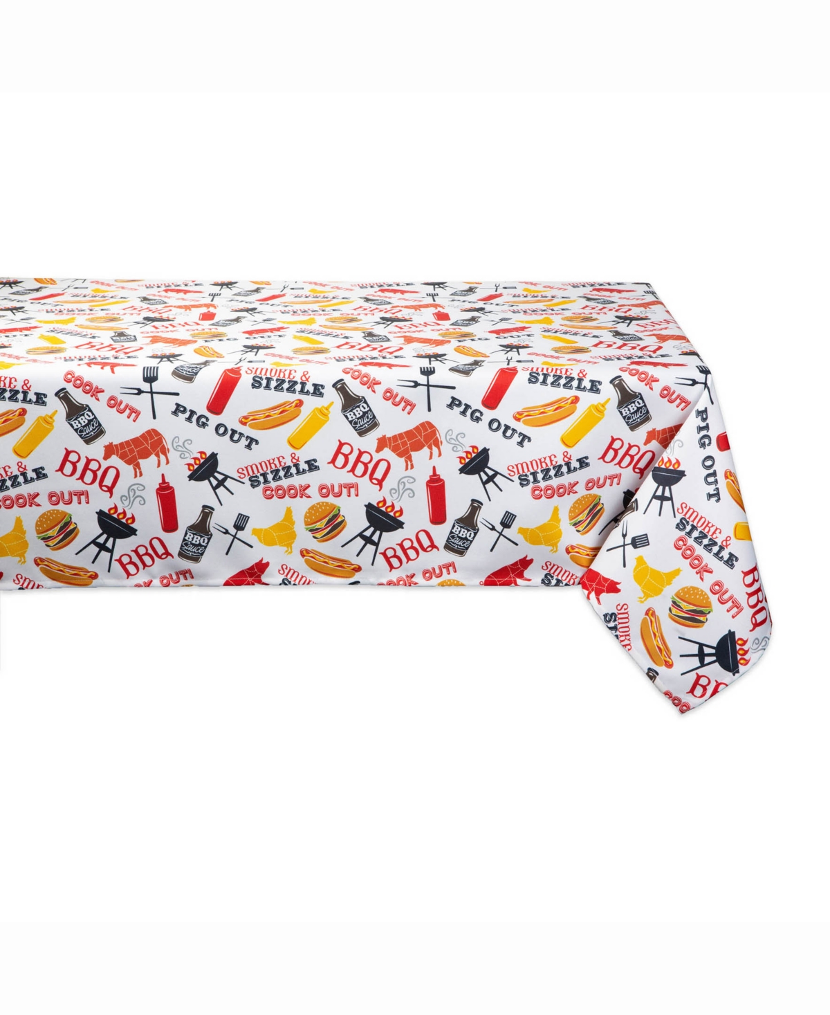 Click here for Bbq Fun Print Outdoor Table cloth with Zipper 60 X... prices
