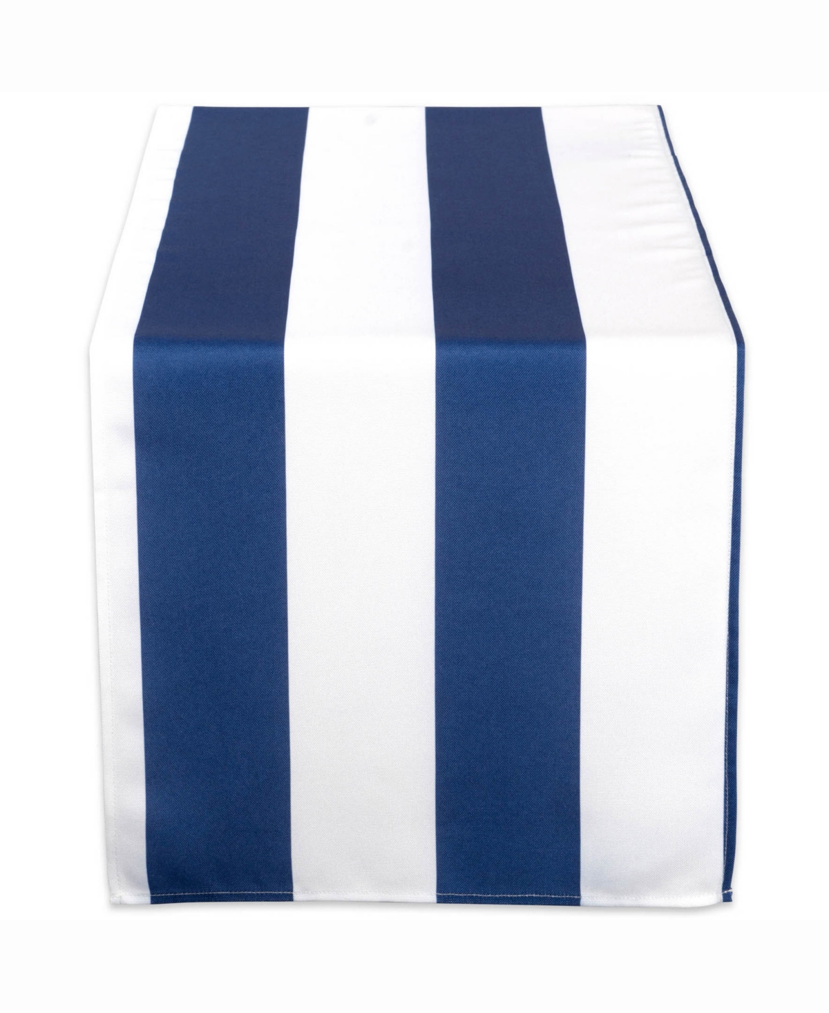 Click here for Nautical Blue Cabana Stripe Outdoor Table Runner 1... prices