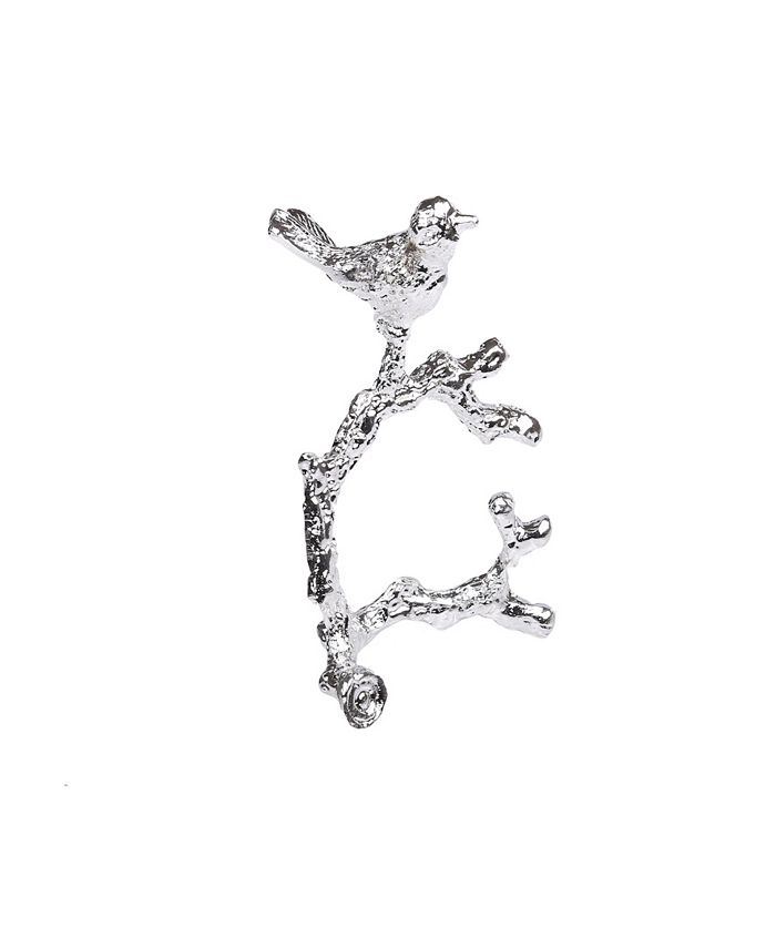 Classic Touch Set of 4 Silver Bird Design Napkin Rings - Macy's