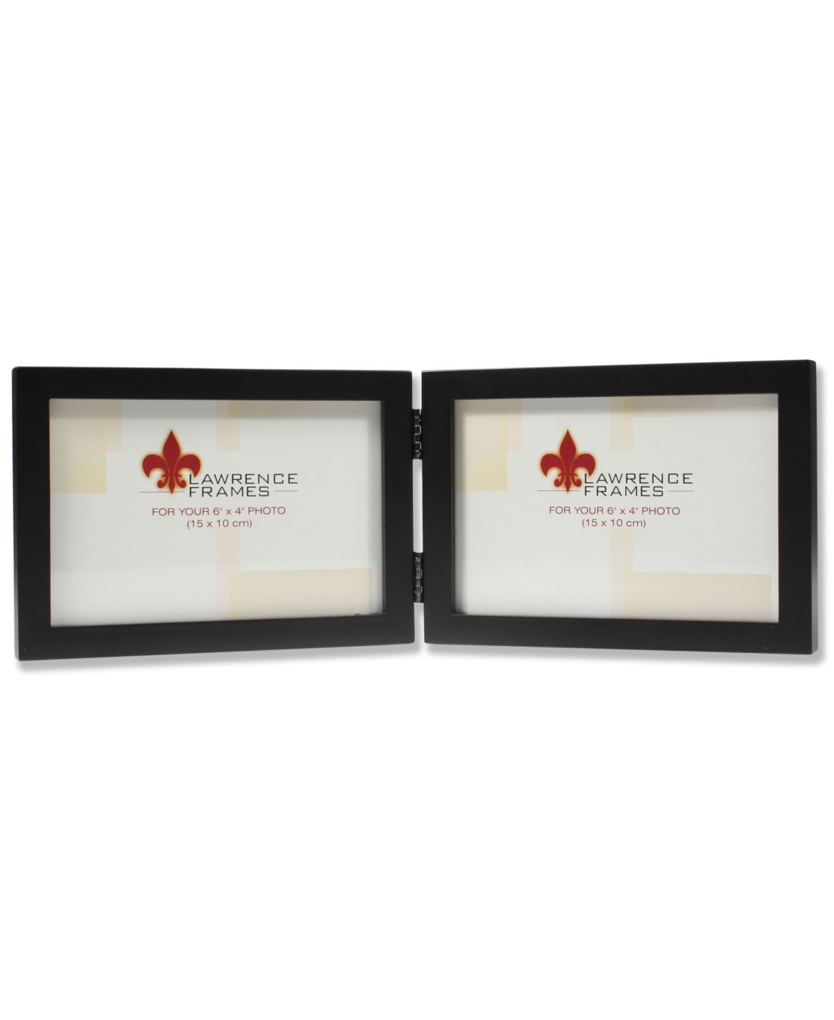 Click here for Lawrence Frames Hinged Double Black Wood Picture F... prices
