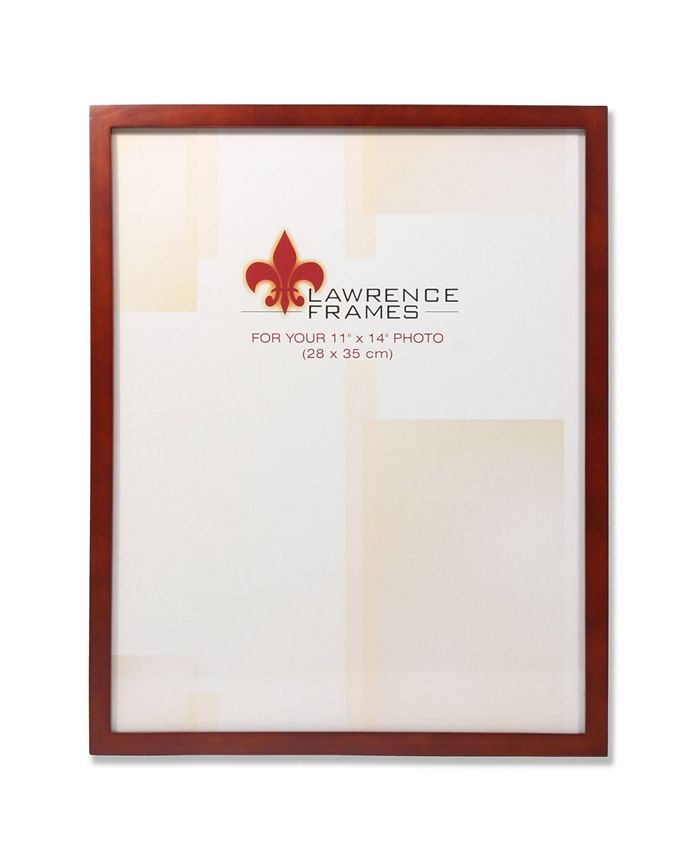 Lawrence Frames Walnut Wood Picture Frame - Gallery Collection - 11" x ...