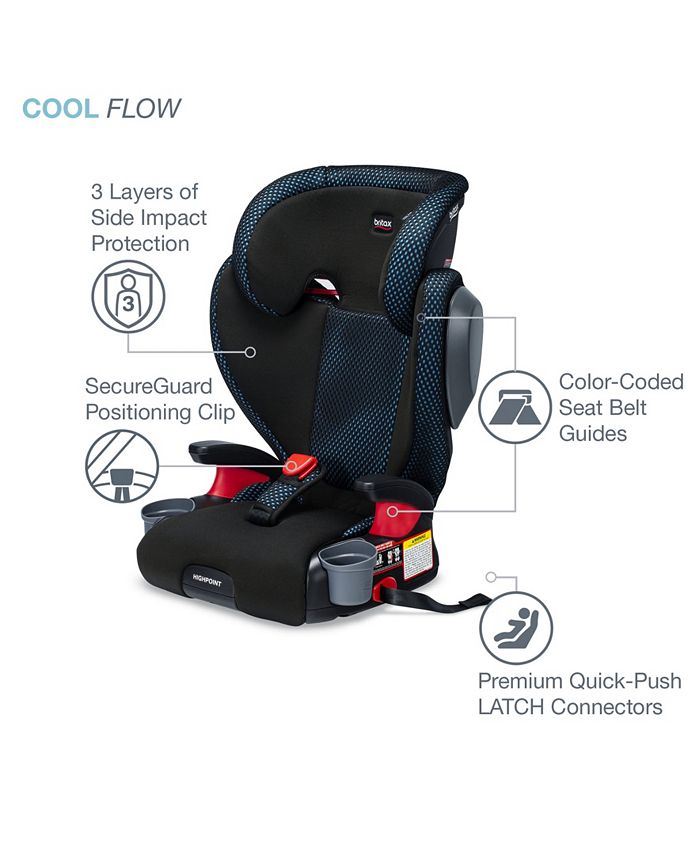 Britax Highpoint™ High Back Belt Positioning Booster, Cool Flow Teal ...