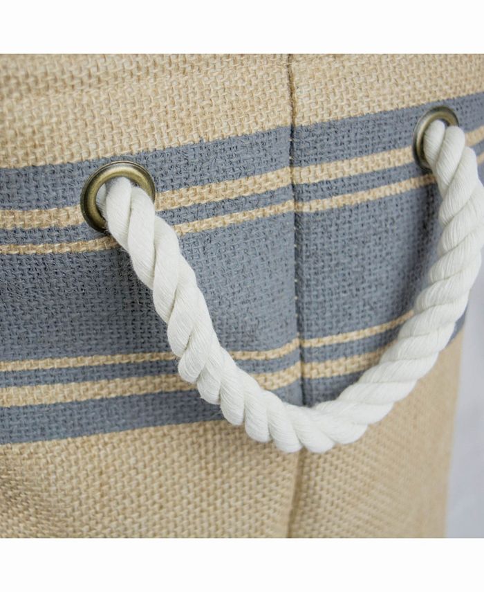 Design Import Burlap Bin Border, Rectangle - Macy's