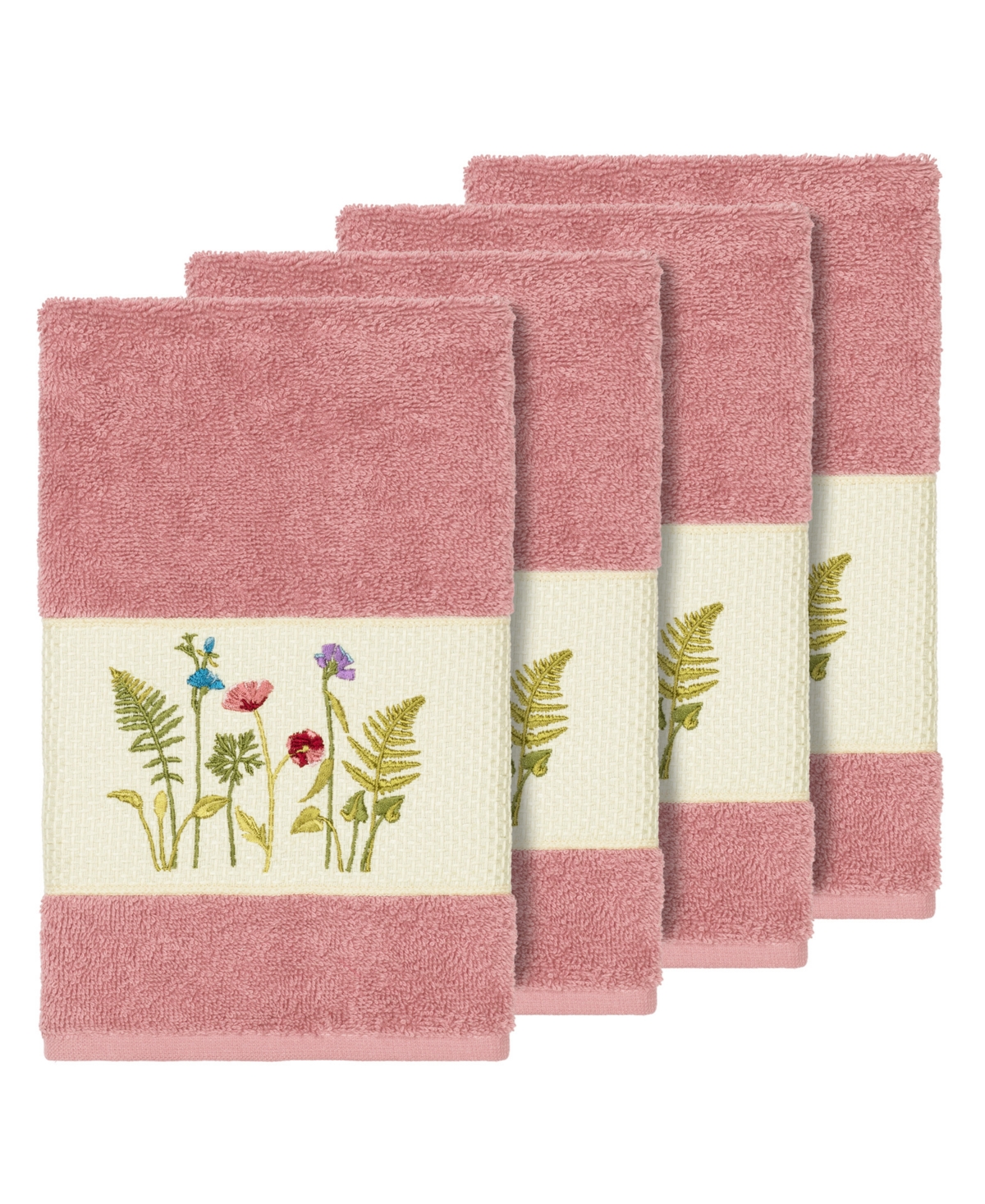 Click here for Linum Home Turkish Cotton Serenity 4-Pc. Embellish... prices