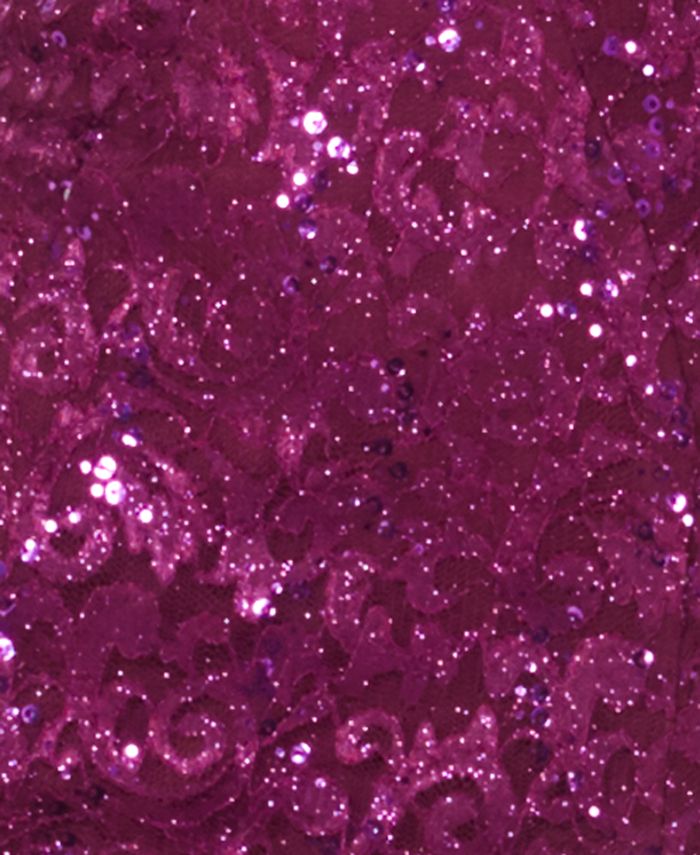 Nightway Embellished Cold-Shoulder Sheath Dress - Macy's