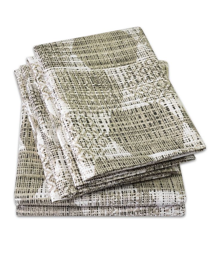 Sweet Home Collection Printed Twin 4-Pc Sheet Set - Macy's