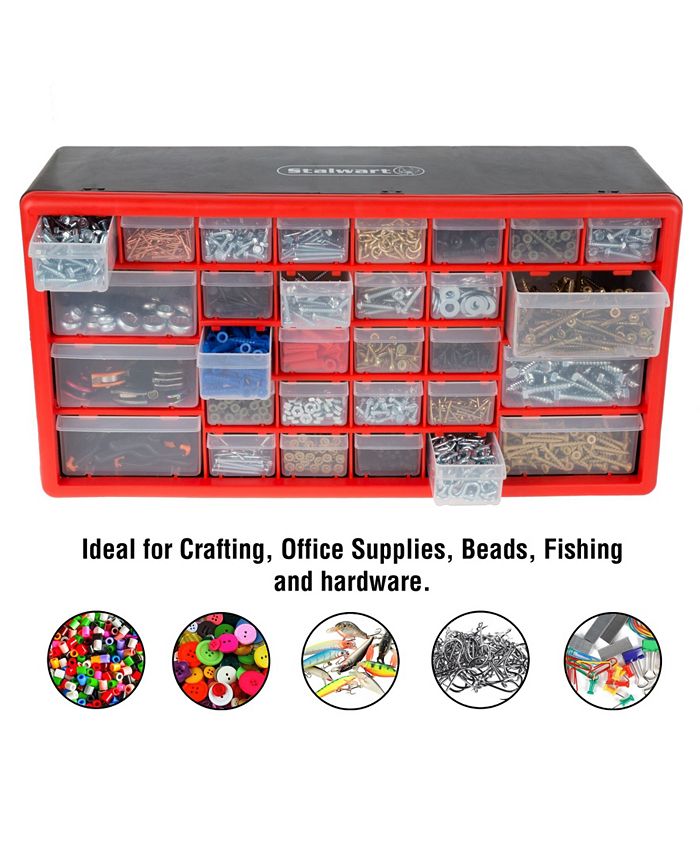 Trademark Global Storage Drawers - 30 Compartment organizer Desktop or ...