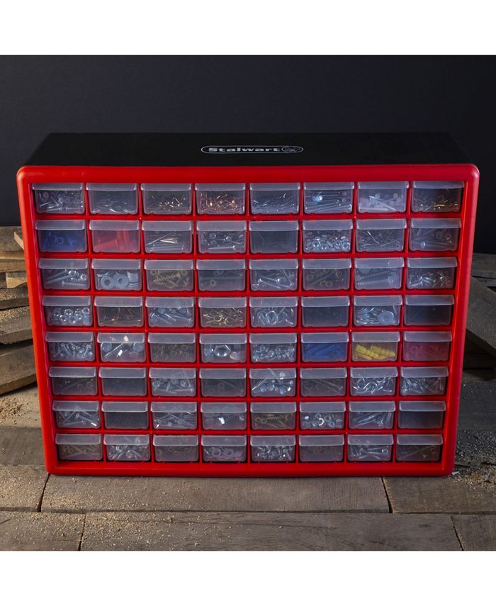 Trademark Global Storage Drawers - 64 Compartment organizer Desktop or ...