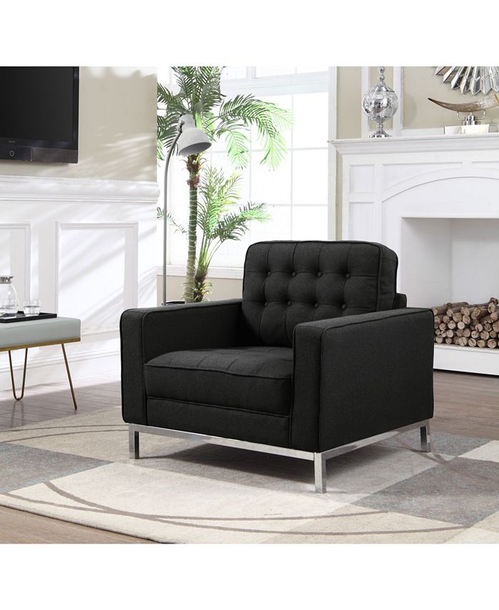 Chic Home Draper Club Chair - Macy's