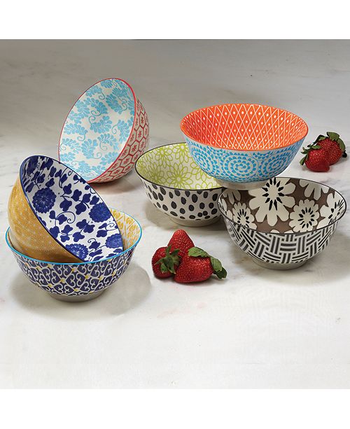Certified International Chelsea Bowls Set of 6 & Reviews - Dinnerware ...
