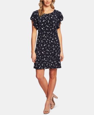 CeCe Flutter-Sleeve Mini Dress - Macy's