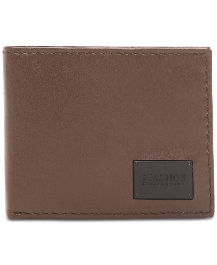 Kenneth Cole Men's Extra-Capacity Slimfold Leather Wallet - Macy's