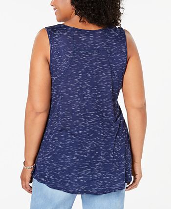 Style & Co Plus Size Graphic Tank Top, Created for Macy's - Macy's
