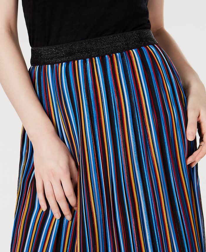 INC International Concepts INC Pleated Rainbow Shine Skirt, Created for ...