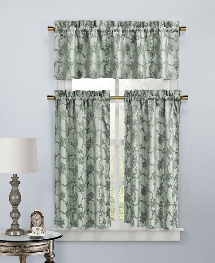 Duck River Textile Gala Kitchen Curtain Set - Macy's