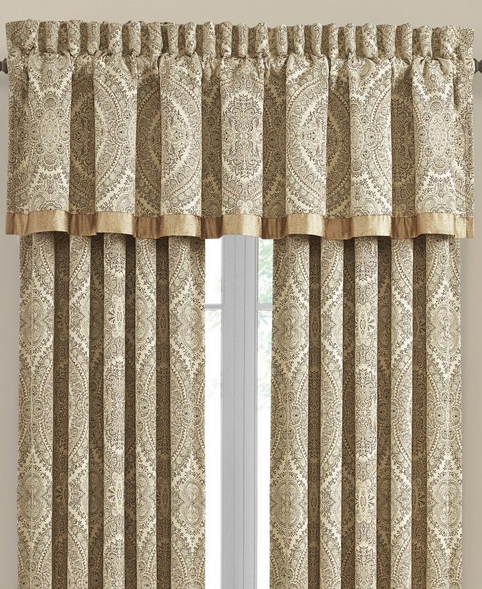 J Queen New York Sardinia Straight Window Valance - Macy's