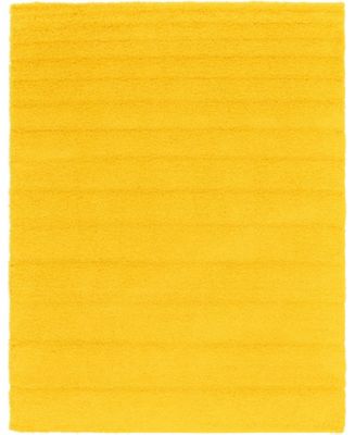 Bridgeport Home Exact Shag Exs1 Tuscan Sun Yellow 9' x 12' Area Rug ...
