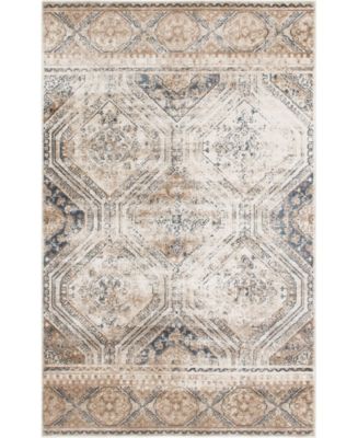 Bayshore Home Odette Ode5 Navy Blue 6' x 9' Area Rug - Macy's