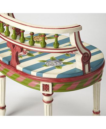 Butler Specialty Butler Hathwy Painted Vanity Seat - Macy's