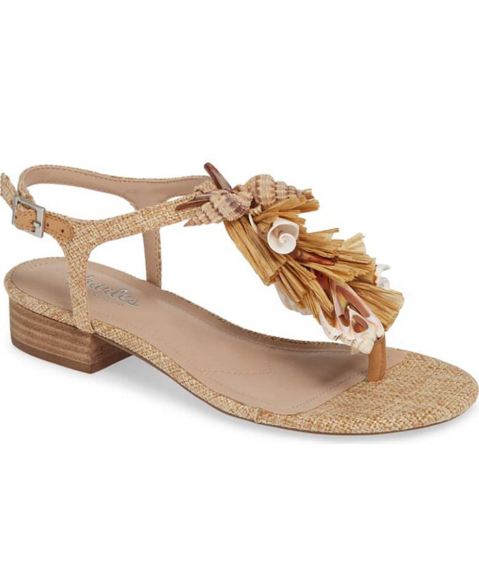 CHARLES by Charles David Seashell Flat Sandals - Macy's