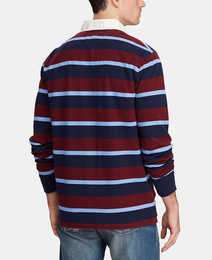 Polo Ralph Lauren Men's Classic Fit Stripe Rugby Polo - Macy's