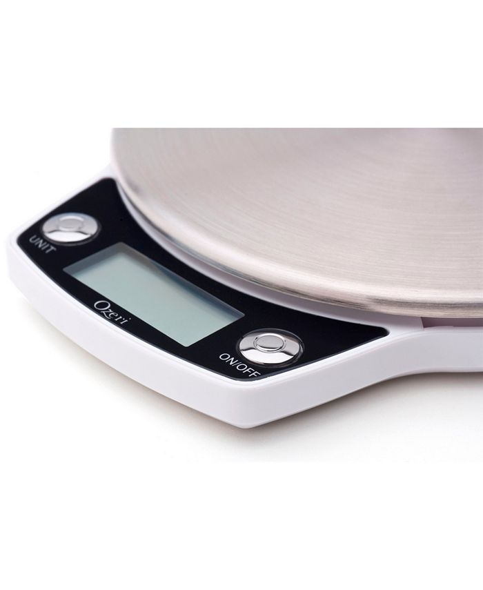 Ozeri Precision Pro Stainless Steel Kitchen Scale with Oversized ...