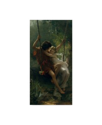 Pierre Auguste Cot 'Springtime, 1873' Canvas Art - 10" x 19" - Macy's