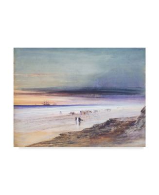 James Hamilton 'Beach Scene 1865' Canvas Art - 24" x 32" - Macy's