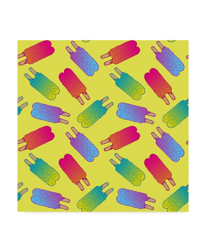 Trademark Global Lauren Ramer 'Summer Popsicle Party Pattern' Canvas ...