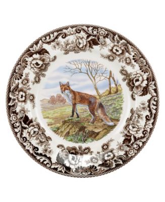 Spode Woodland Red Fox Dinner Plate - Macy's