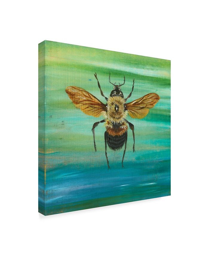 Trademark Global Gigi Begin 'Bumble Bee Flying' Canvas Art - 35" x 35 ...