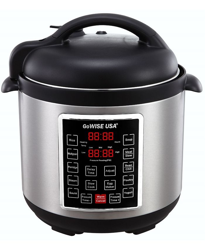 GoWISE USA 6-Qt 10-in-1 Electric Pressure Cooker - Macy's