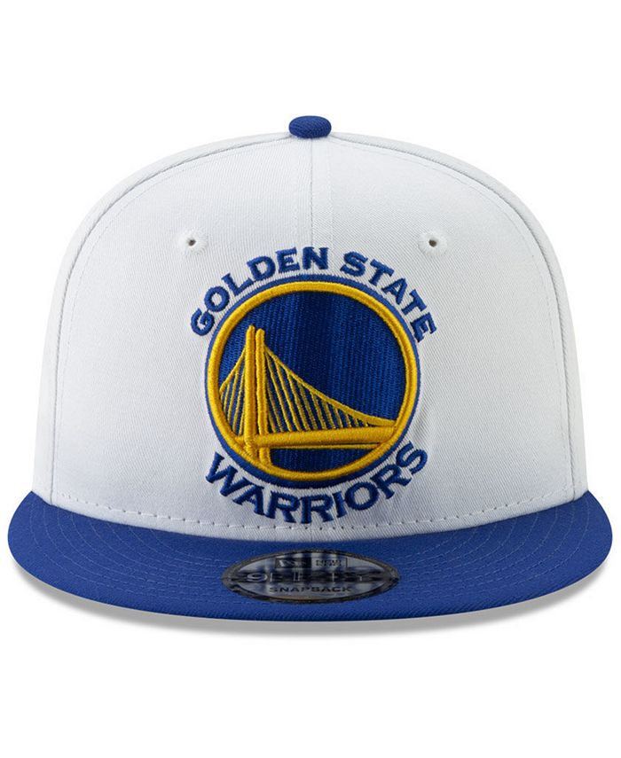 New Era Golden State Warriors White XLT 9FIFTY Cap - Macy's