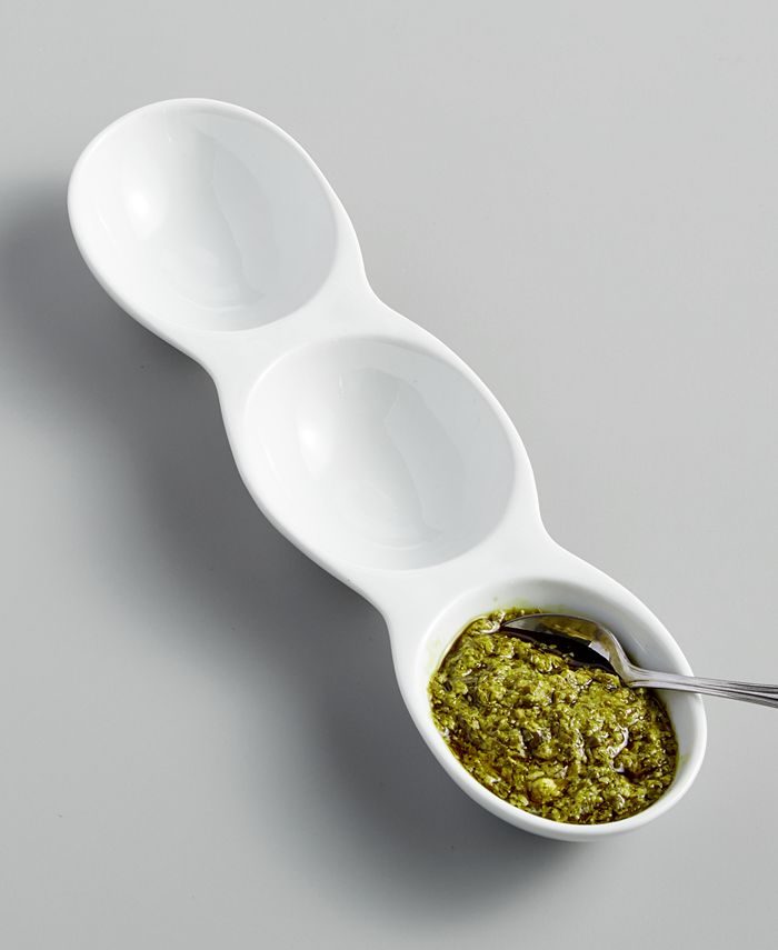 The Cellar Whiteware 3-Section Salt Server, Created for Macy's - Macy's