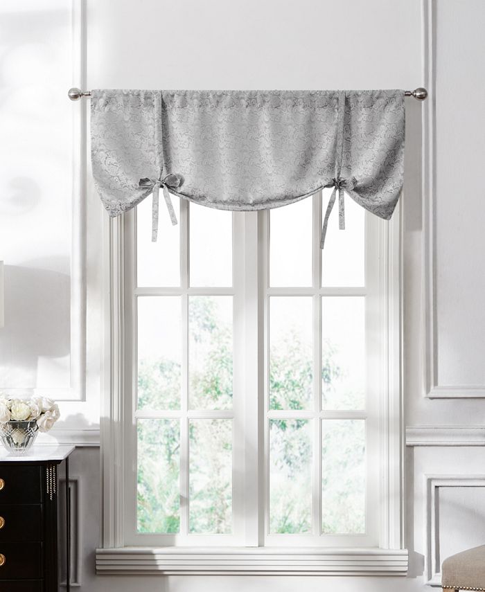 Waterford Lucida Spa Lace Tie-Up Valance, 50" x 18" - Macy's