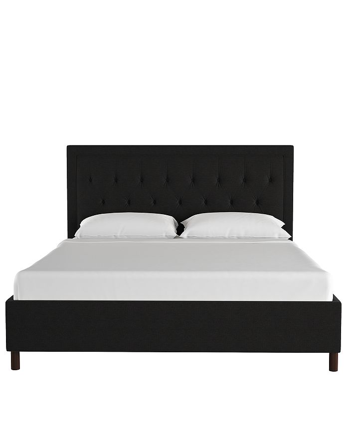 Skyline Low Profile Tufted Rectangle Platform Bed - Twin - Macy's
