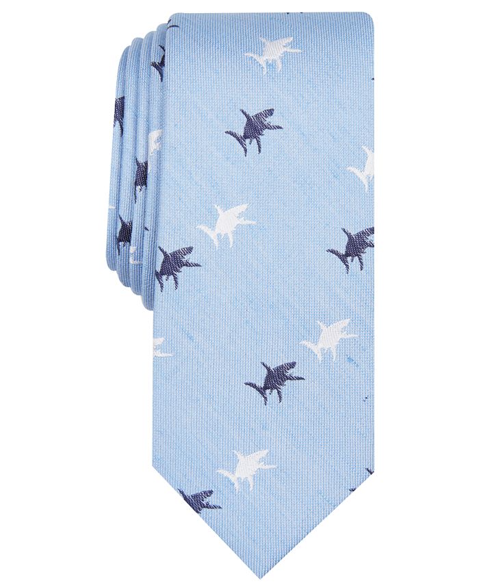 Bar III Men's Skinny Shark Tie, Created for Macy's - Macy's