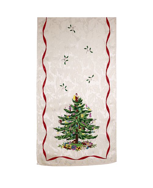 Spode Christmas Tree 72" Runner & Reviews - Table Linens - Dining - Macy's