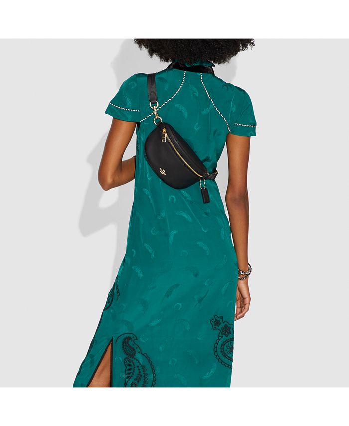 COACH Fanny Pack in Pebble Leather - Macy's